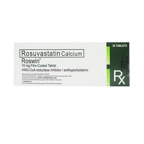ROSWIN Rosuvastatin Calcium 10mg Film-Coated Tablet 1's price in the ...